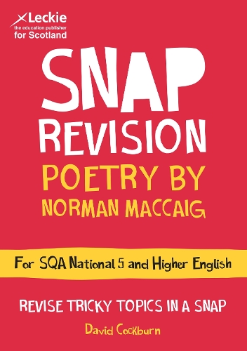 National 5/Higher English Revision: Poetry by Norman MacCaig by David ...